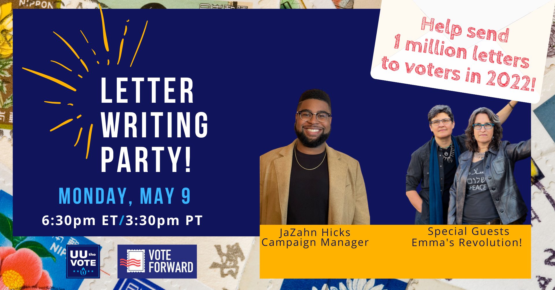 Write to Voters with UU the Vote and Vote Forward! - UU the Vote